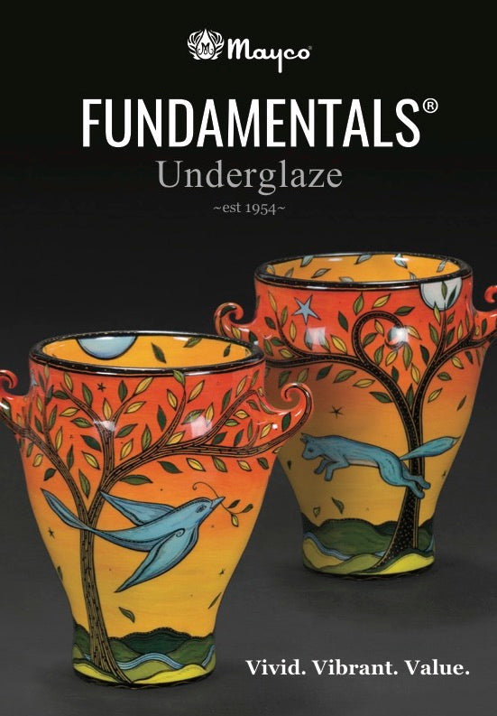 釉下彩 MAYCO Fundamentals Underglaze - 基礎不透明釉下彩 – Hearty Arts ...